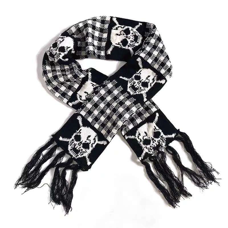Punk dark wind y2k Spice girl subculture original night wind knitting ...
