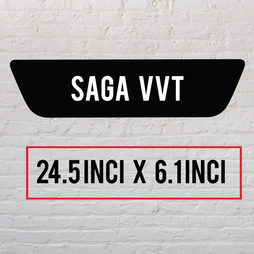 Papan full Proton Saga VVT In My Nombor Plate Car plat | Shopee Philippines