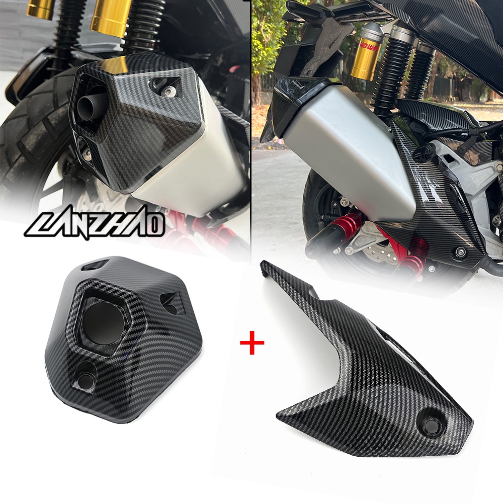 For HONDA ADV150 Motorcycle Exhaust Cover Guard Kit Exhaust Pipe End ...