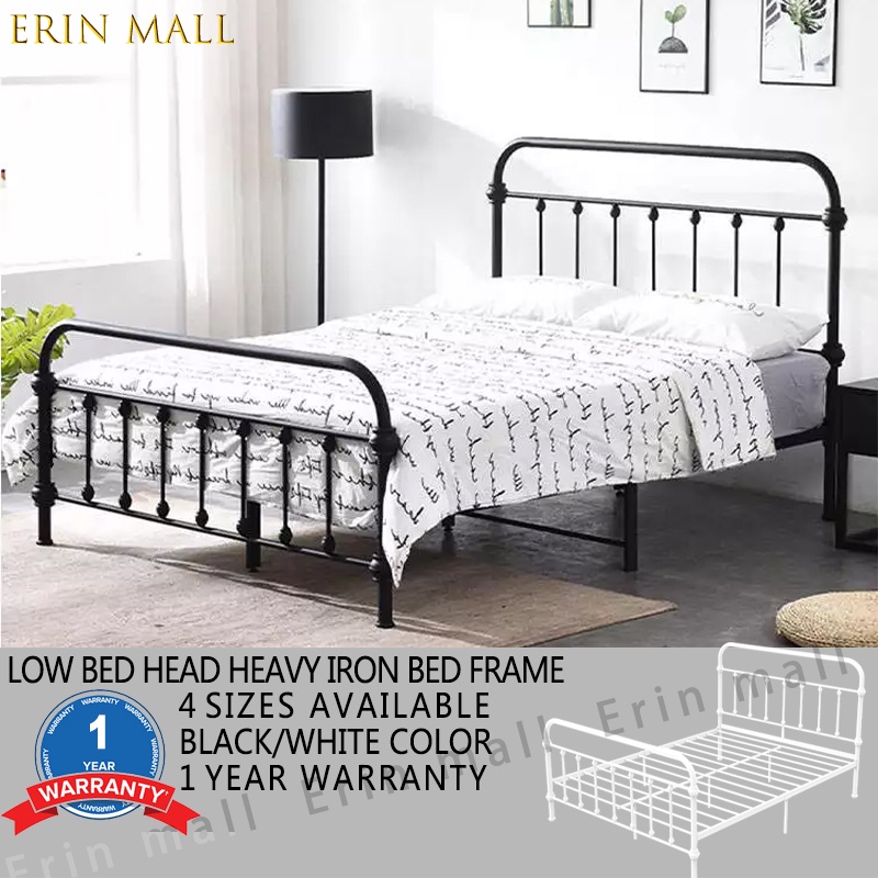 Metal Single/Double Bed Frame High Load-bearing Simple Queen King Size ...
