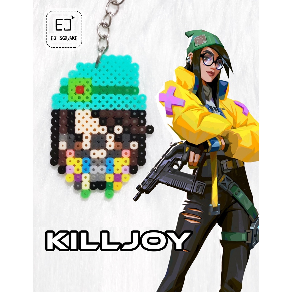 VALORANT PERLER BEAD KEYCHAINS FAN MERCH | EJ SQUARE | Shopee Philippines