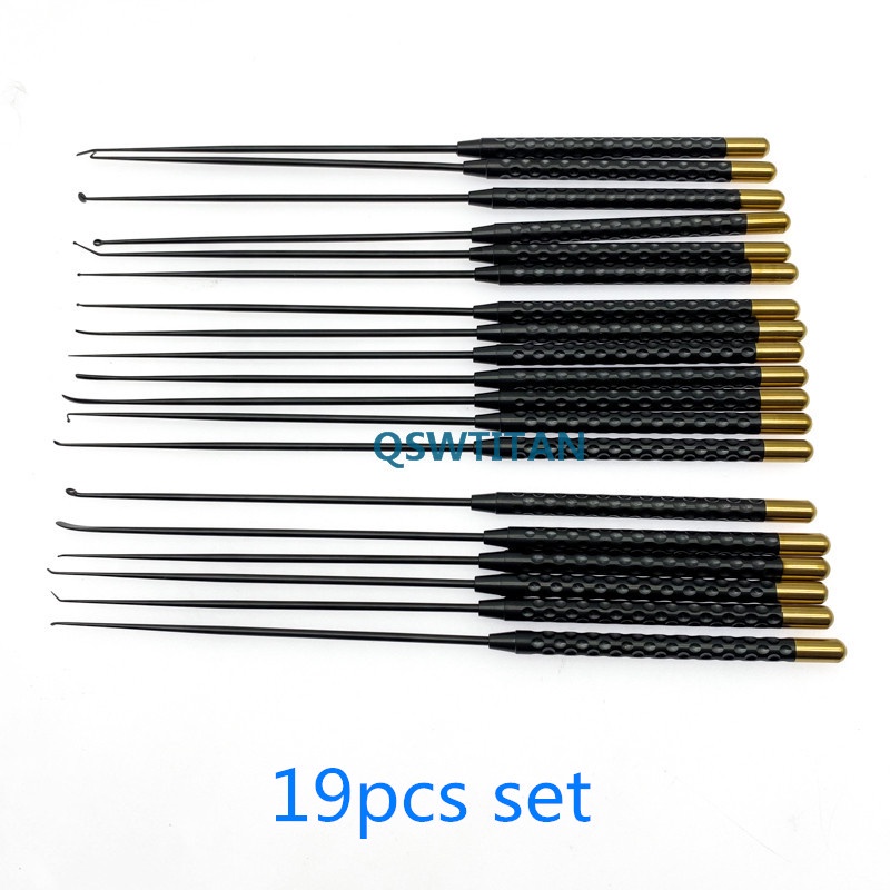 Micro Nerve Instrument Kit 19pcs/set Nerve Spatula Dissectors Vessel ...