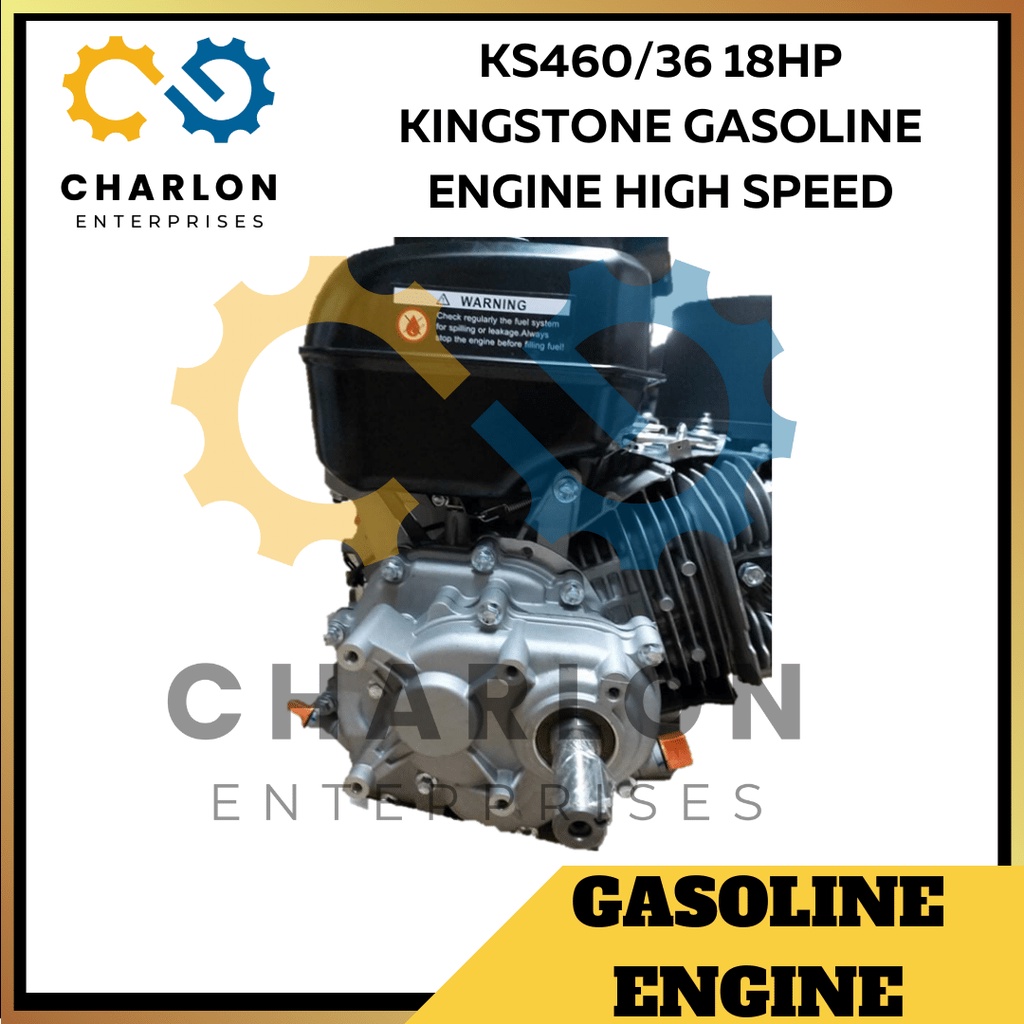 18HP KINGSTONE GASOLINE ENGINE HIGH SPEED AND LOW SPEED | Shopee ...
