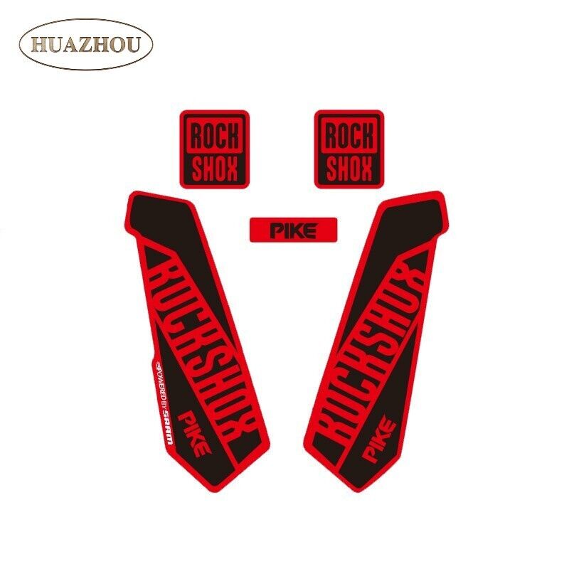 Cycling Front Fork Stickers For Rock Shox PIKE Bicycle Bike Racing Dirt ...