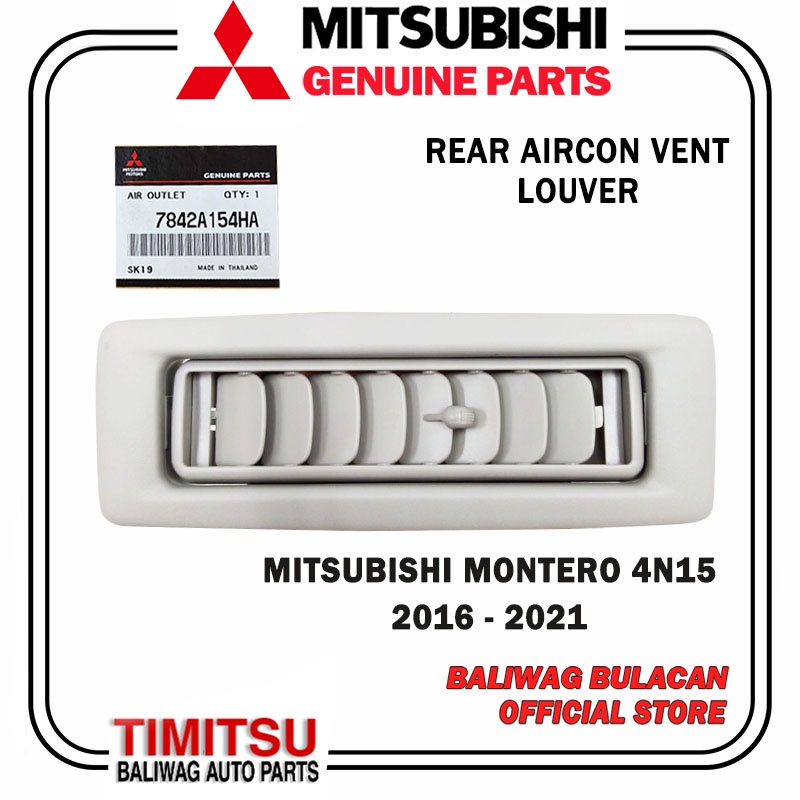 AIRCON OUTLET VENT AIRCON LOUVER REAR GENUINE MITSUBISHI MONTERO 2016 ...