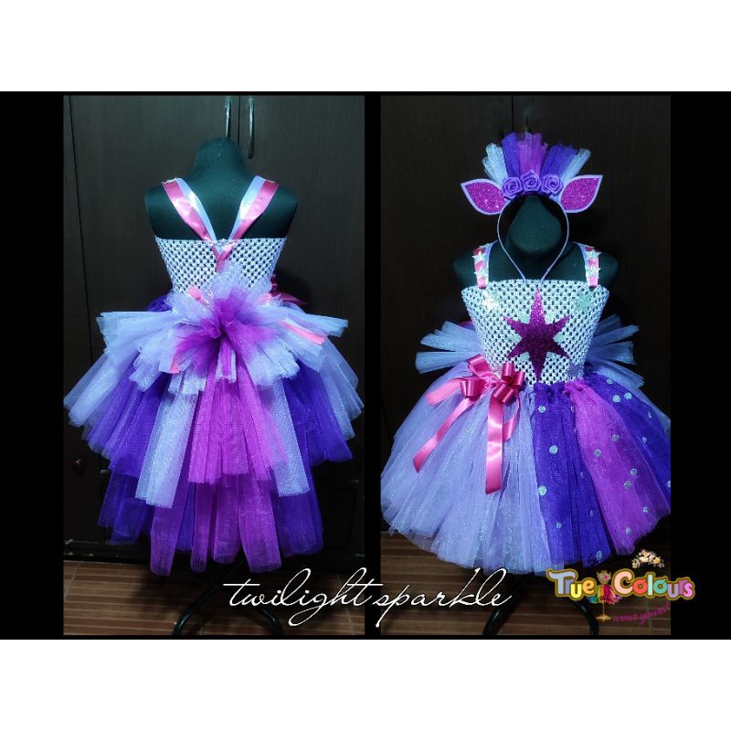 My Little Pony Twilight Sparkle Tutu Dress with headpiece - Birthday ...