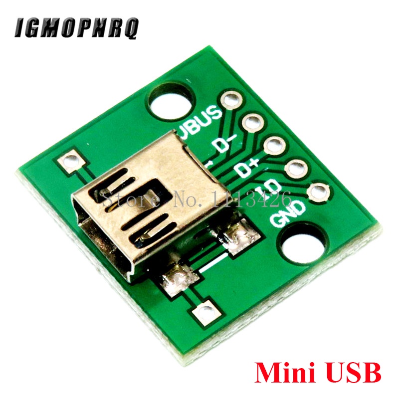 5pcs Micro Mini USB USB A Male USB 2.0 3.0 A Female USB B Connector ...