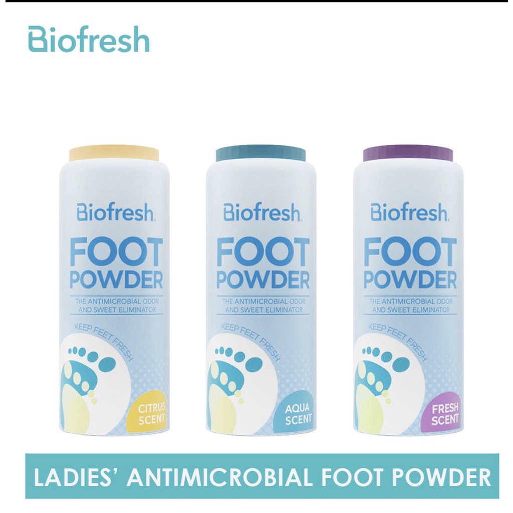 Biofresh Ladies Antimicrobial Foot Powder 100g | Shopee Philippines