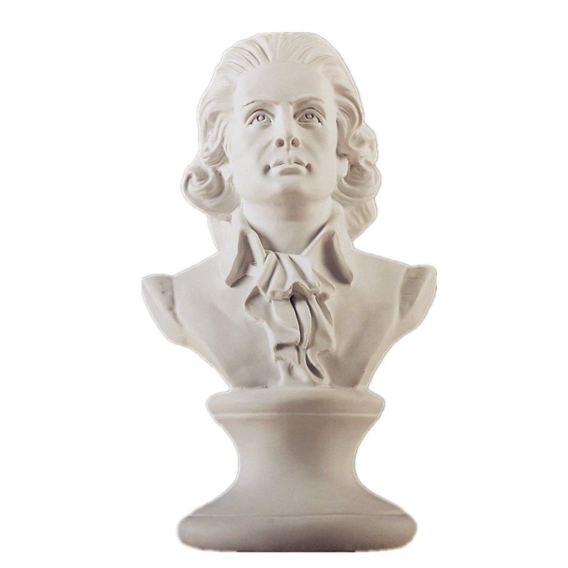 Wolfgang Amadeus Mozart Bust Head Portraits Art Sculptures Classical ...