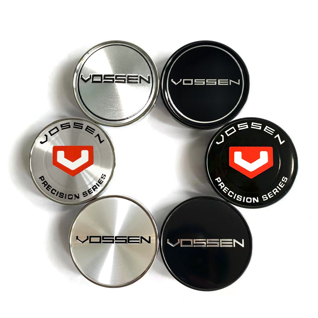4pcs 54mm VOSSEN wheel center cap dust proof hood cover plastic base ...
