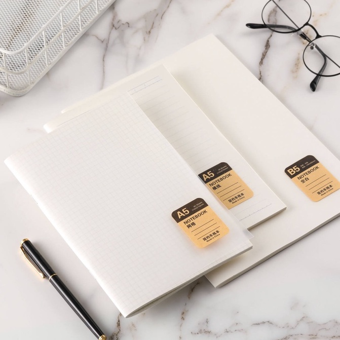 Rtistry A5 B5 Morandi Minimalist Notebook Refill Paper Grid Blank Dots Lined Journal Scrapbook