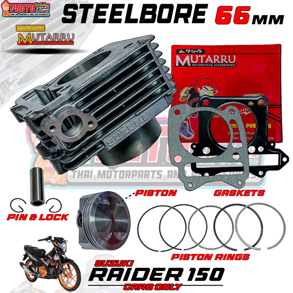 MUTARRU BLOCK 66MM FOR RAIDER 150 CARB | Shopee Philippines