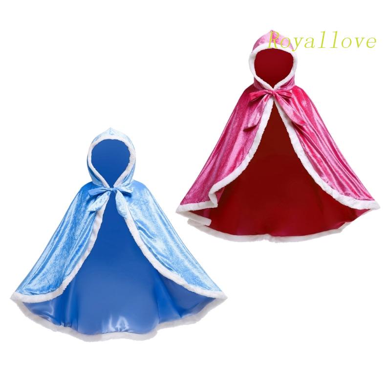 royal Princess Cape Cloak Fairy Costume Hooded Princess Cloak Fairy ...
