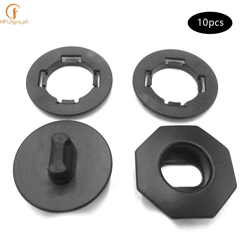 10Pcs Dual Layer Car Mat Retainer Carpet Buckle Twist Plastic Clip ...
