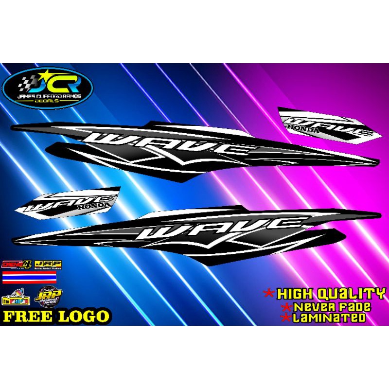 Honda Wave 100/110 Stock Decals Sticker | Shopee Philippines