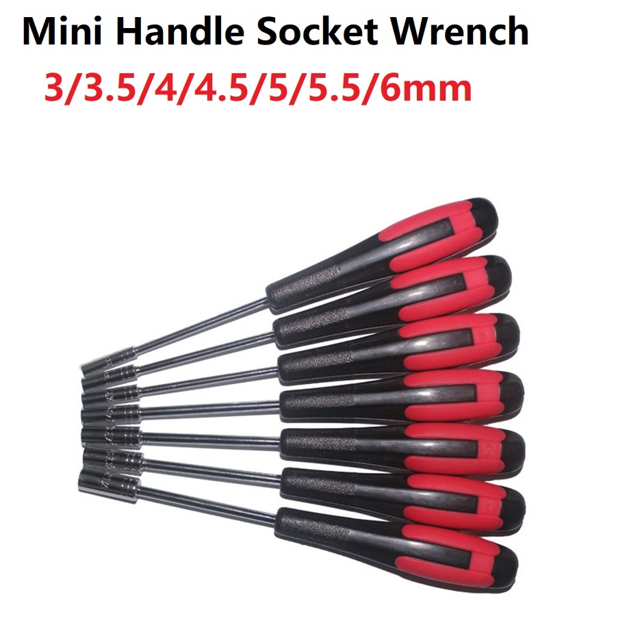 SMELLSHI| Highest Quality_Hex Nut Key Screwdriver Mini Handle Socket ...