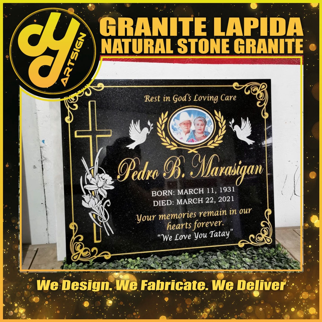 DYD ℠ • Natural Granite Lapida Slab - 50cm x 60cm (18" X 24") | Shopee ...