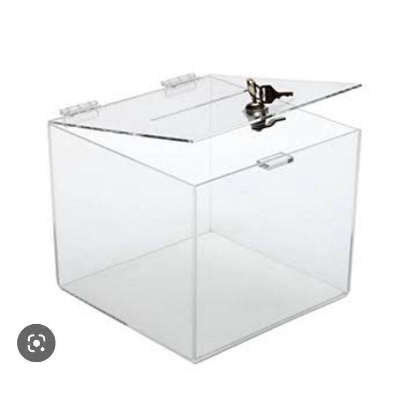 Acrylic Suggestion Box (4mm) | Shopee Philippines