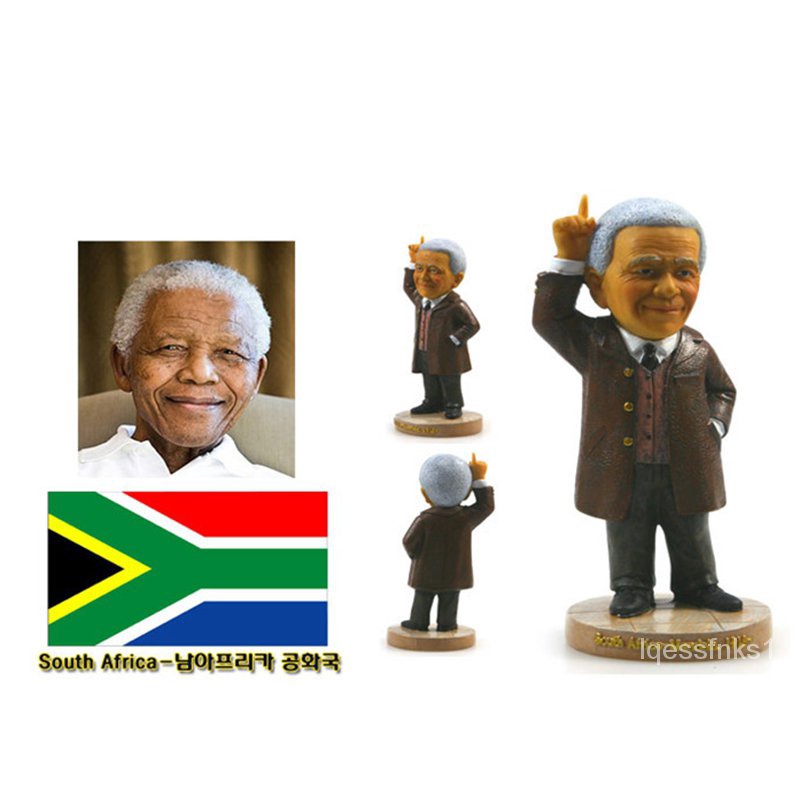 South Africa Nelson Mandela Creative Resin Crafts World Celebrity ...