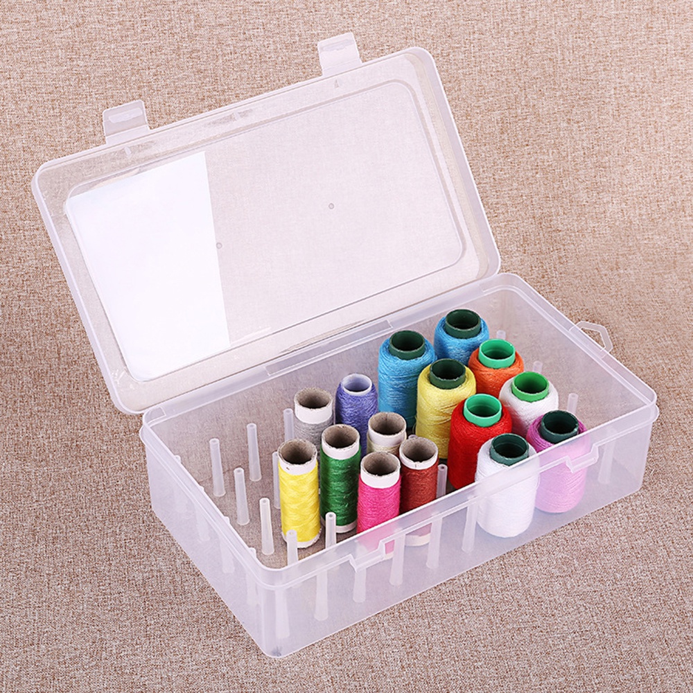 42 Spools Of Plastic Thread Home Stitching Special Transparent Needle ...