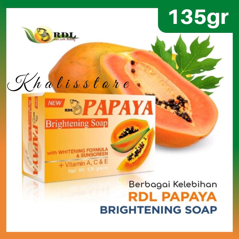Rdl PAPAYA BRIGHTENING SOAP 135 gr | Shopee Philippines