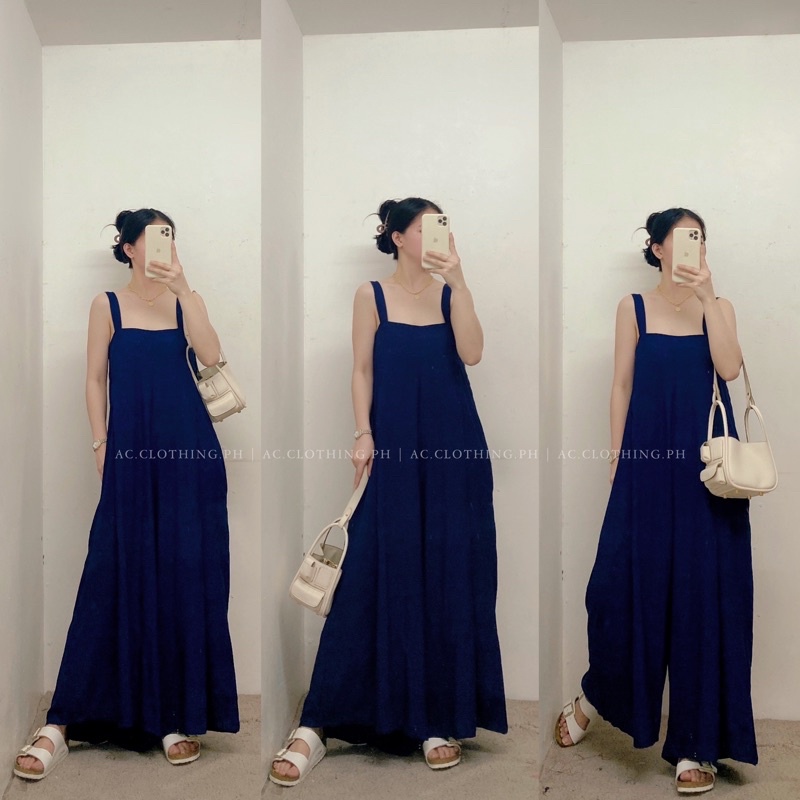 CHELLE WIDE LEG JUMPSUIT | Shopee Philippines