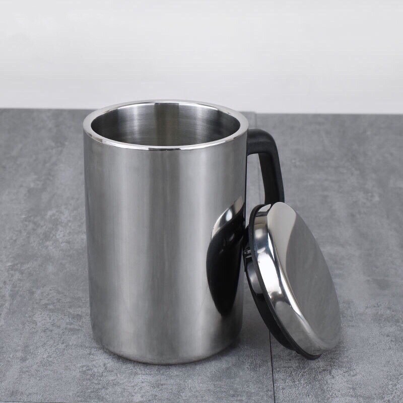 CT 350ml Stainless Steel Tea Cup Coffee Mug Milk Water Thermos Mug Hot ...