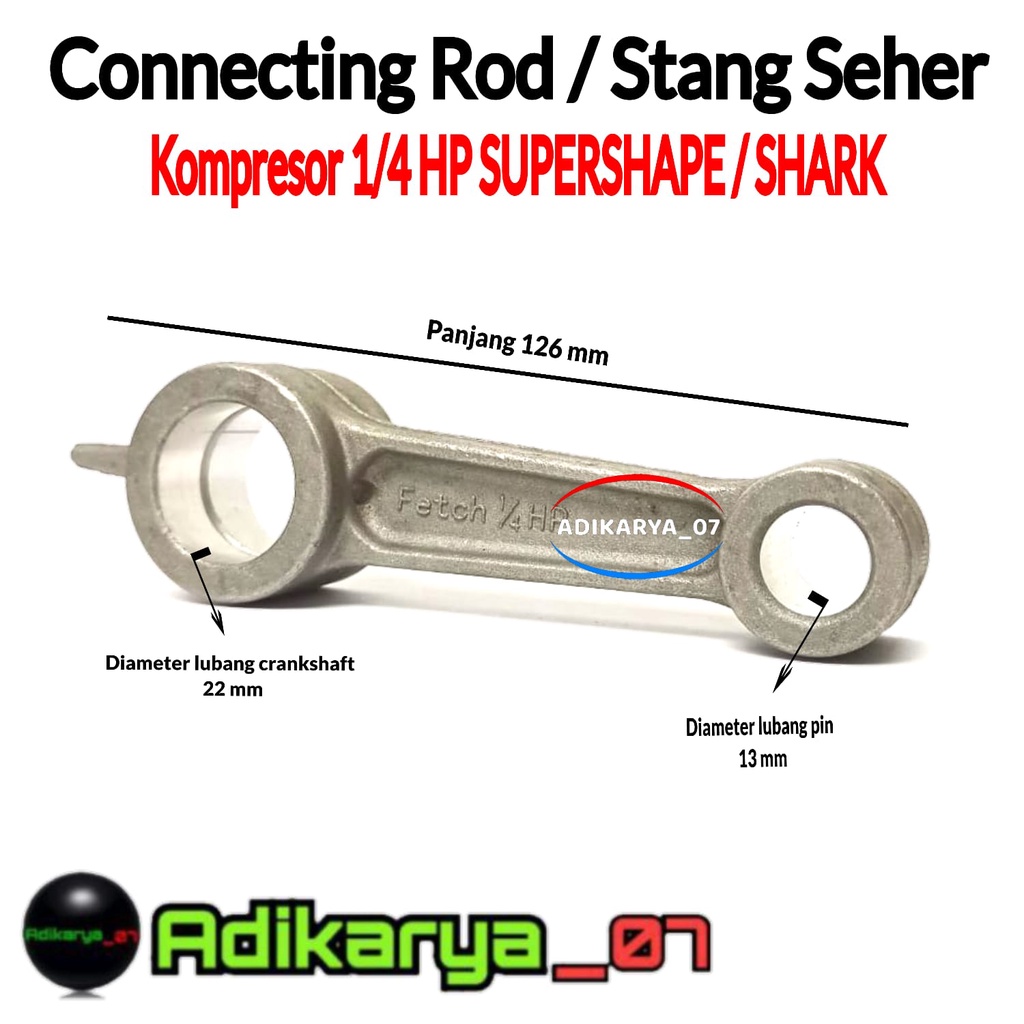 Conrod Compressor Piston Handlebar SHARK Compressor Piston Handlebar ...