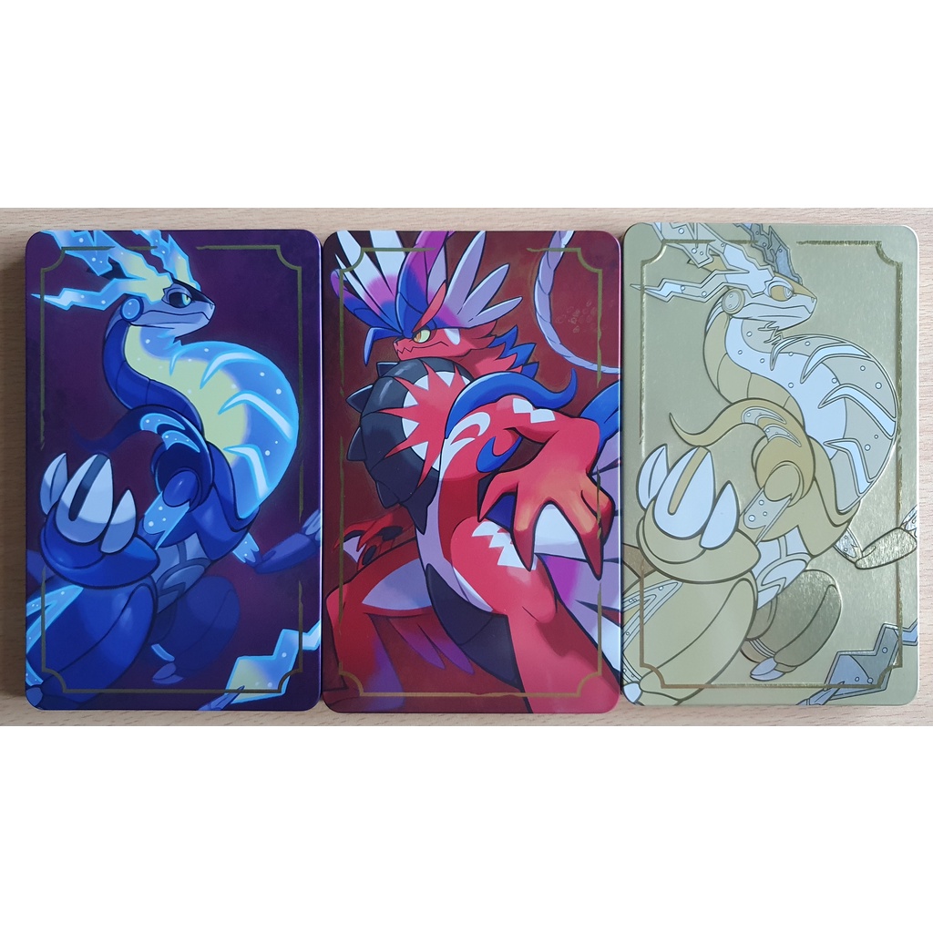 Nintendo Switch Pokemon Scarlet Violet Steelbooks (Brand New) | Shopee ...
