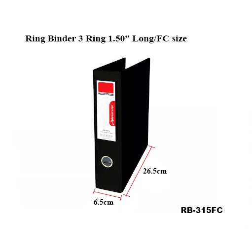 Adventurer Ring Binder 3 ring 1.50inches FC/Long size | Shopee Philippines