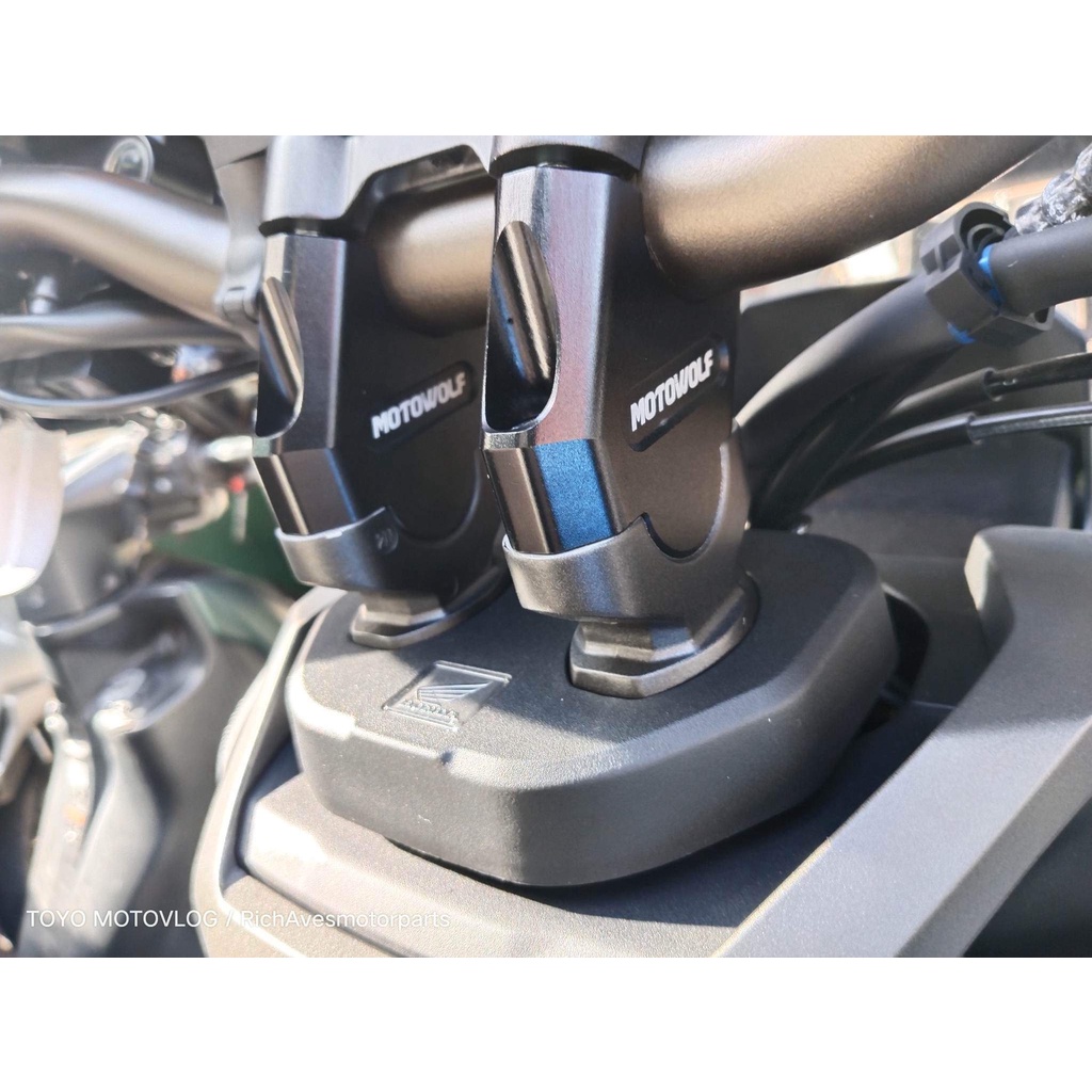Honda adv 150/160 Motowolf riser | Shopee Philippines
