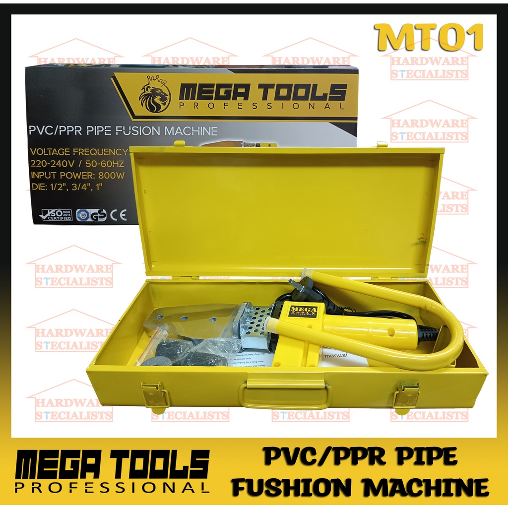 Mega Tools PVC Pipe Fusion Machine 1/2", 3/4", 1" MT01 Original ...