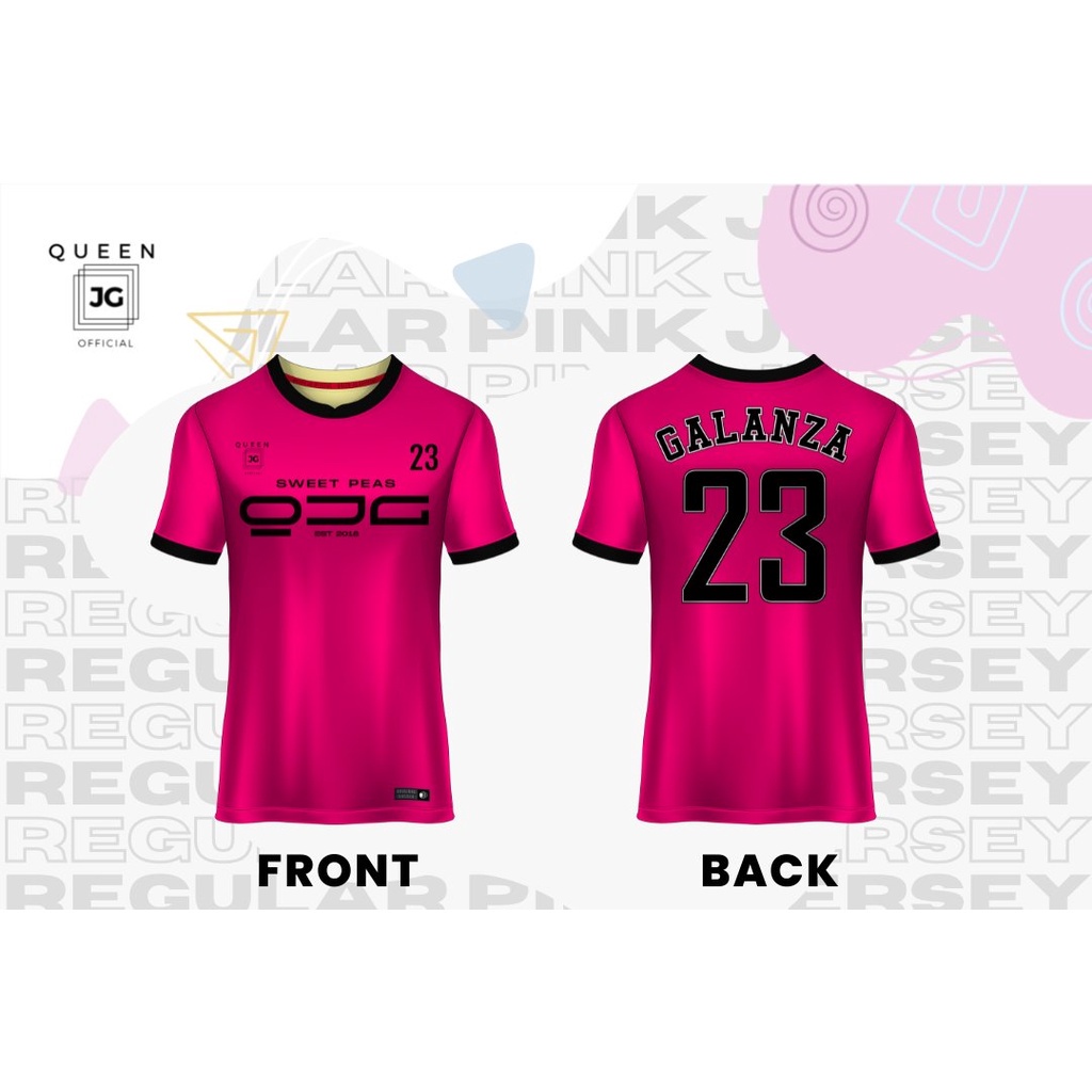 Creamline Cool Smashers Galanza Jersey 23 Pink PVL Volleyball T Shirt ...