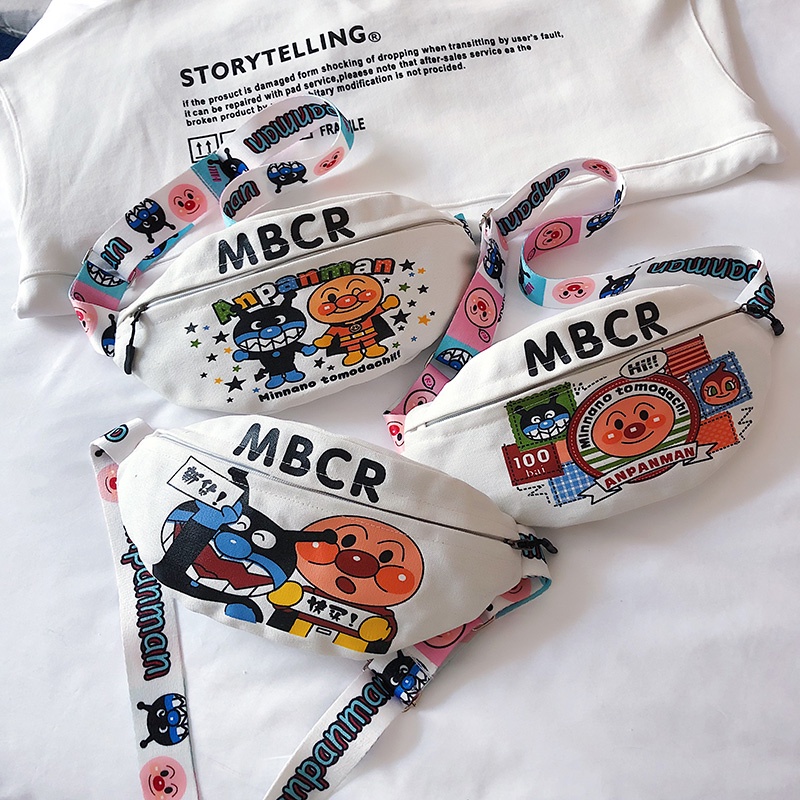 Fanny Pack Cute Cartoon Waist Bag with Headphone Hole Belt Bag ...