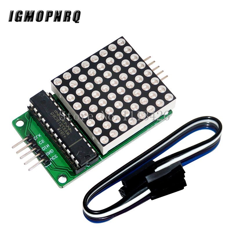 10pcs Max7219 88 Dot Matrix Module Microcontroller Module Display 9947