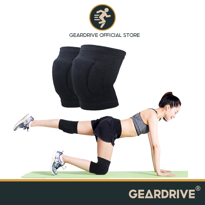 GEARDRIVE Sponge Knee Pads For Yoga Volleyball, Kneepads Brace for ...