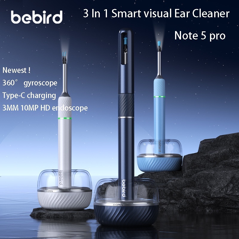 Bebird Note 5 PRO Smart Visual Endoscope Ear Stick Pick 360° gyroscope ...