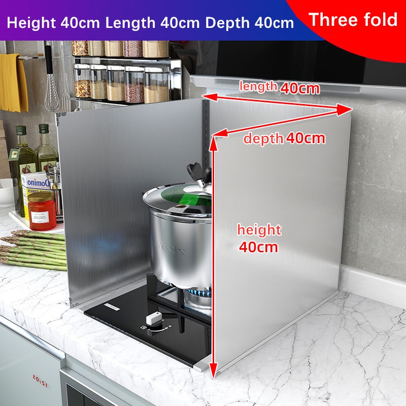 Foldable Stainless Steel Oil Baffle Splatter Shield High Temperature ...