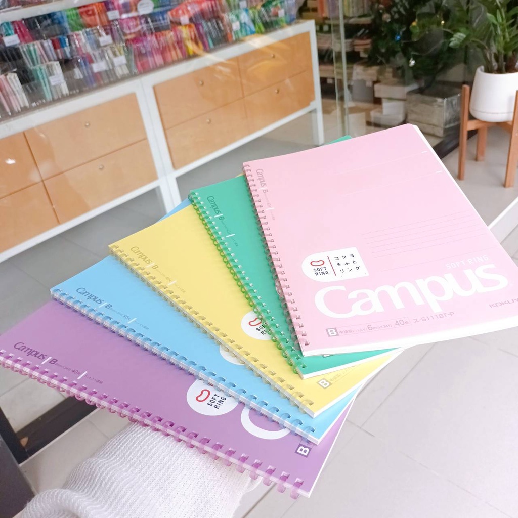 Campus Soft Ring Note Notebook Semi B5 A5 | Shopee Philippines
