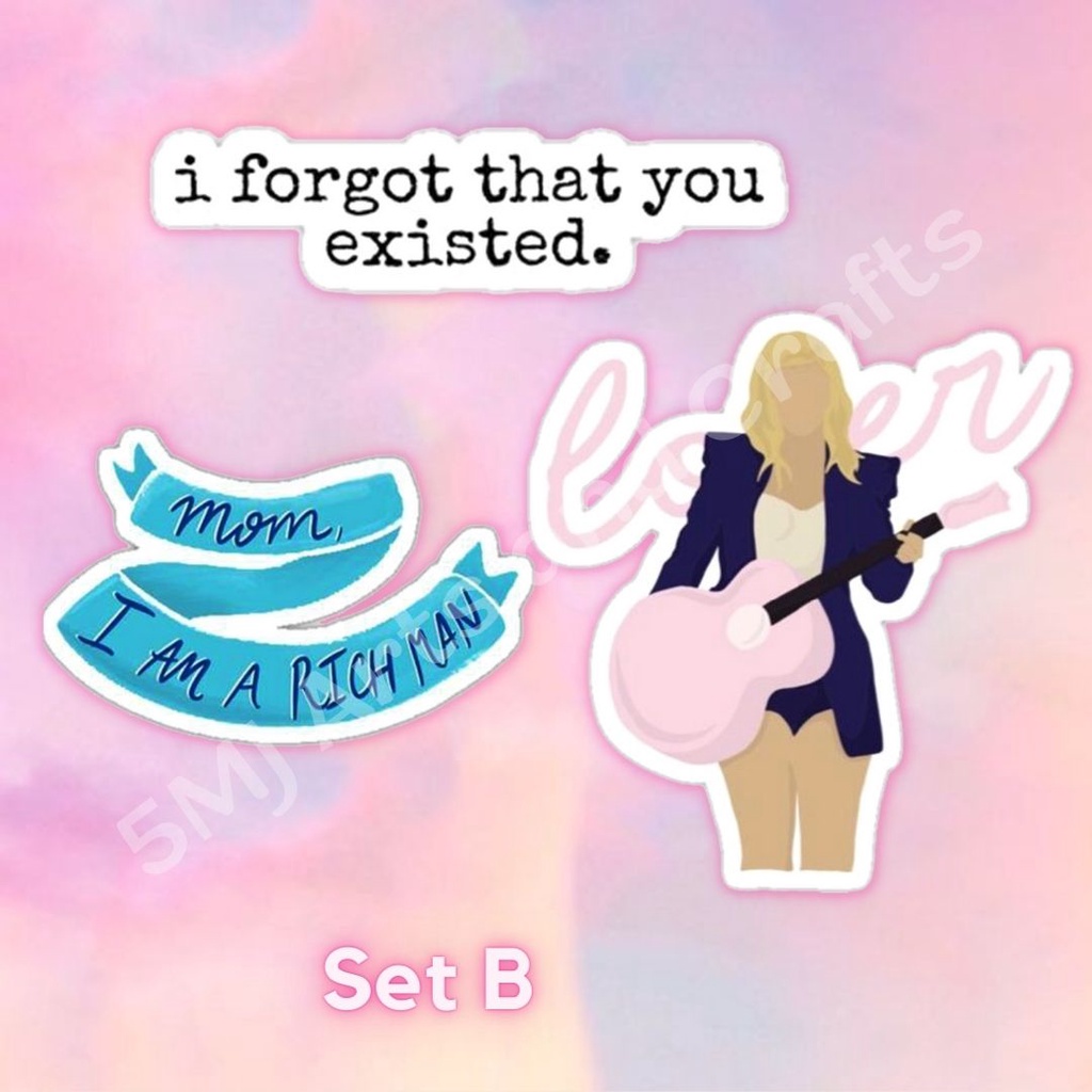 Taylor Swift Lover Inspired Stickers for Journals and Scrapbooks (Fan ...