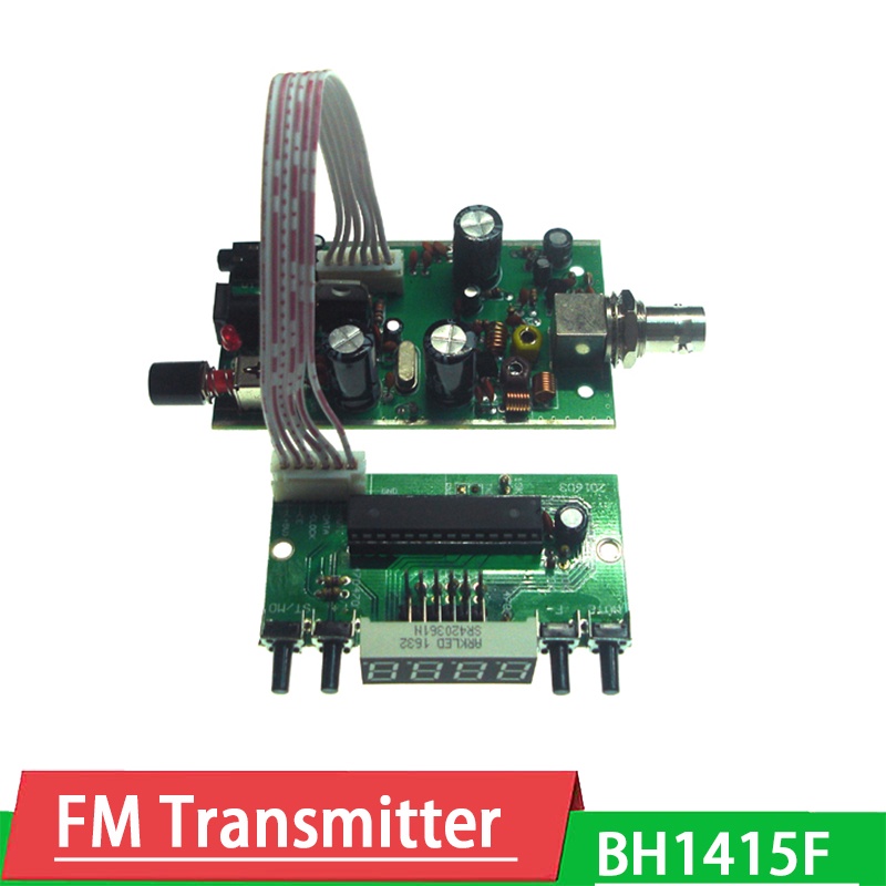 DC 12V 5V FM transmitter Digital LED display FM stereo transmitter PLL Module 88-108MHz FOR ...