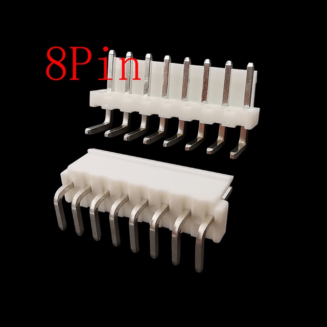 20Pcs VH 3.96mm 2P 3P 4P 5P 6P 7P 8 Pin Male Plug Straight Pin / Right Angle Header Terminal VH3 ...