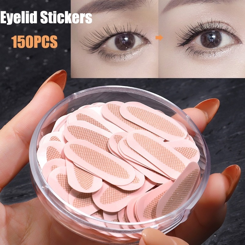 Eyelid Stickers Mesh Breathable Natural Double Eyelid Tape Big Eyes ...