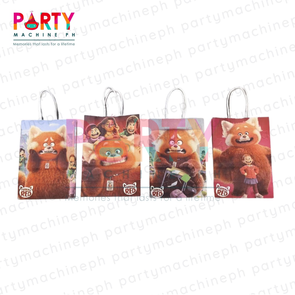 12pcs Turning Red Paper Bag / Turning Red Gift Bag / Turning Red ...