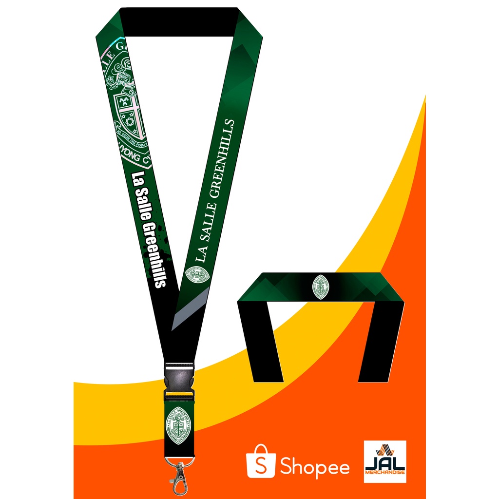 DLSU ID lace design / ID lanyard / ID sling | Shopee Philippines