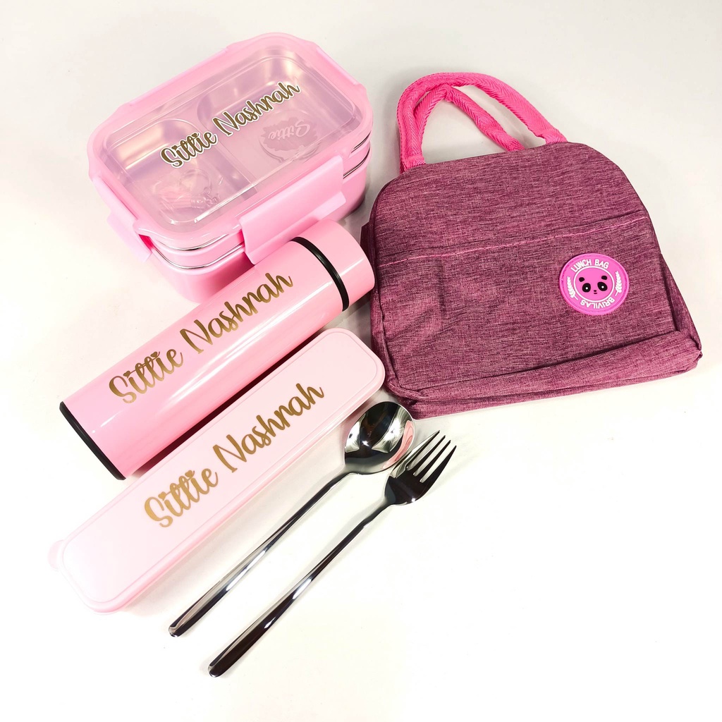 Personalized Lunch Box Set 5051CPH | Shopee Philippines
