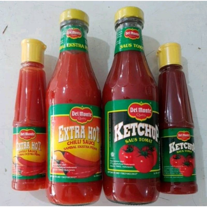 Del Monte Sauce Extra Hot Tomato Sauce Bottle 135ml Free Bubble Wrap ...