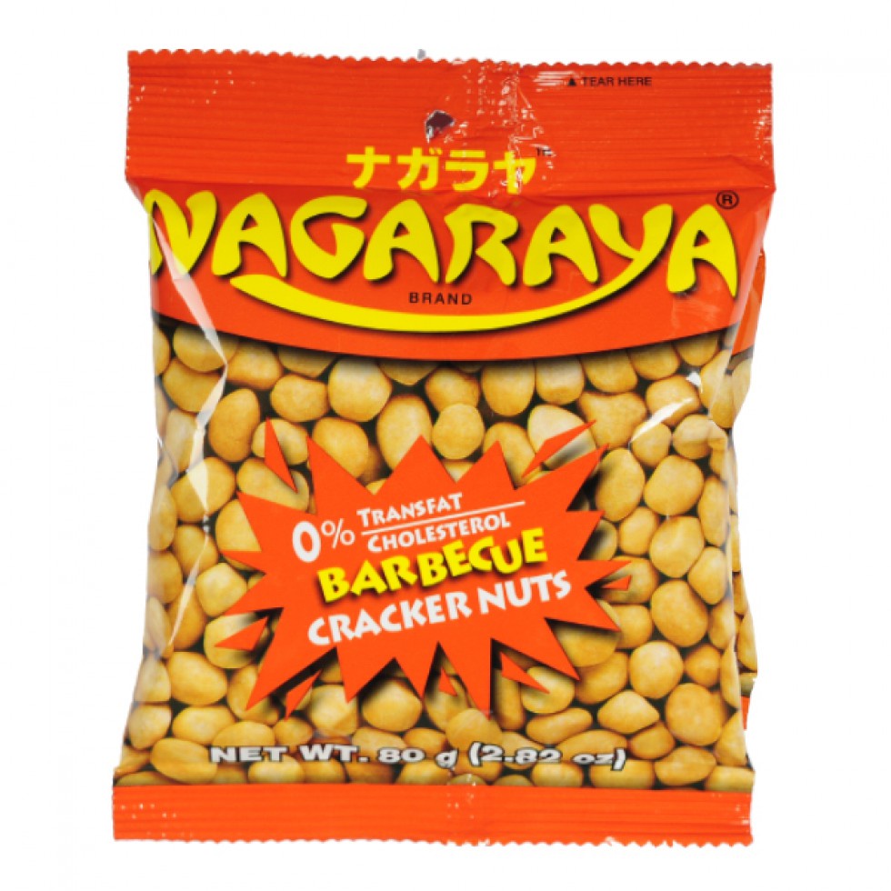 Nagaraya Barbeque Cracker Nuts 80g | Shopee Philippines