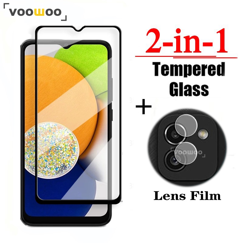 Samsung A03 Full Cover Tempered Glass Film for Samsung Galaxy A03S A02 ...