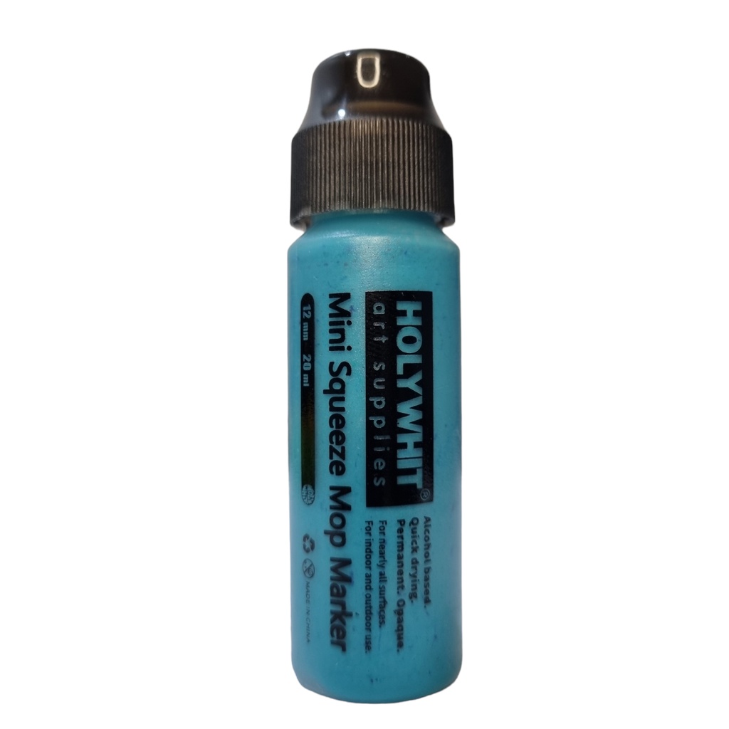 Mini Squeeze 12mm 20ml Mop Marker Fluorescent Blue | Shopee Philippines